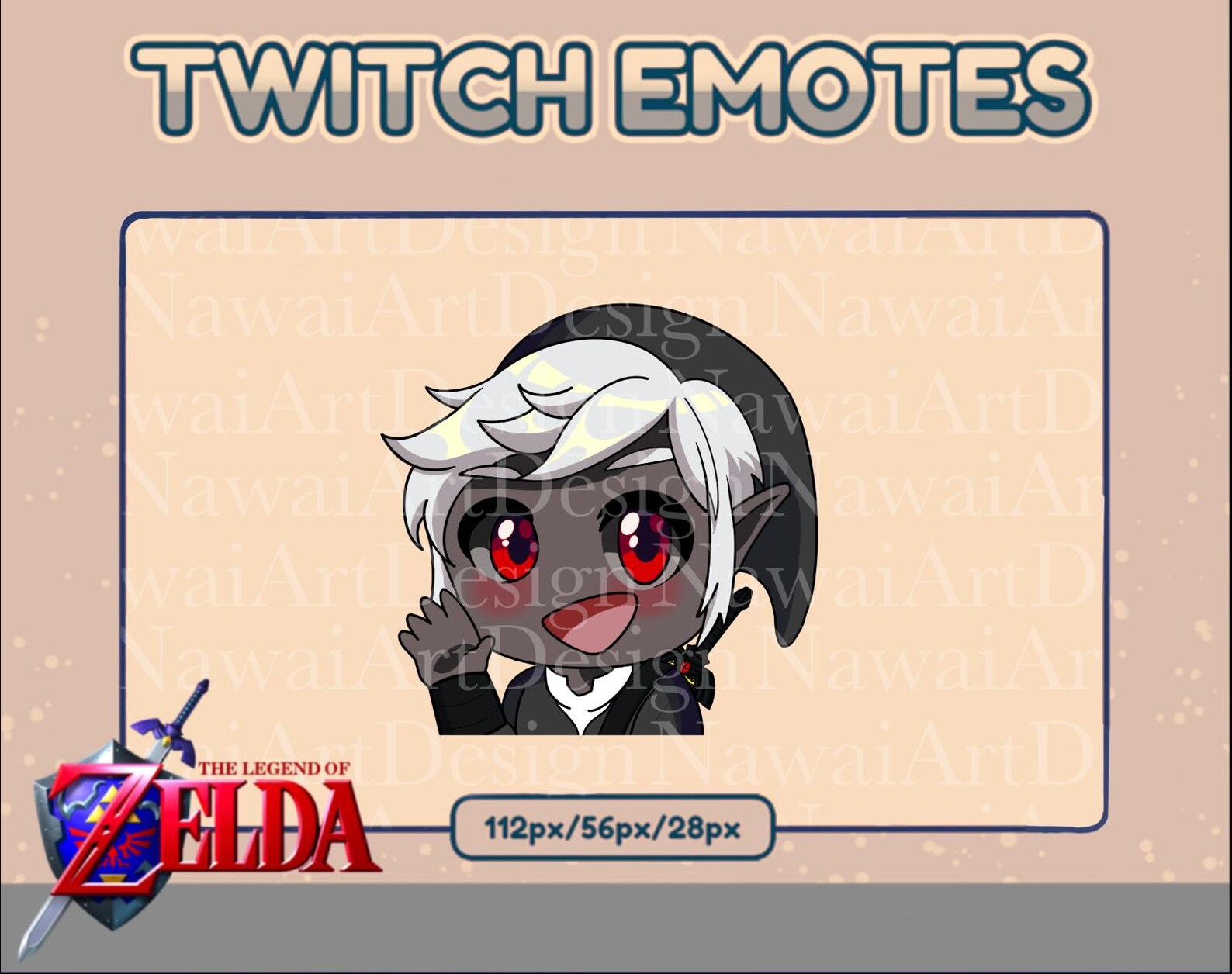 Dark Link Emote Pack| Legend of Zelda| Twitch/discord Icon| Kawaii ...
