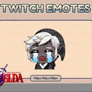Dark Link Emote Pack| Legend of Zelda| Twitch/discord Icon| Kawaii ...