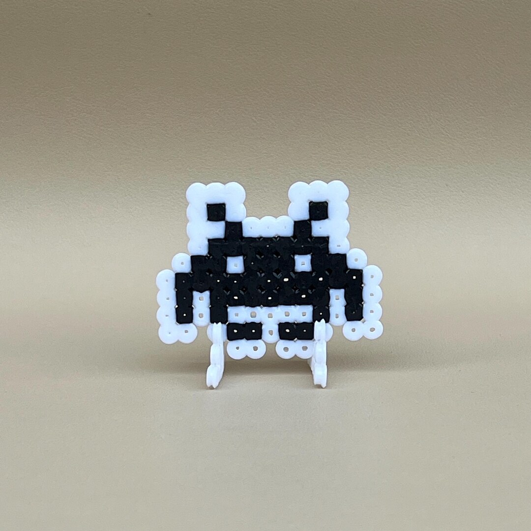 Alien Figure in Beads Retro 5 Perler Hama Pixel Art - Etsy