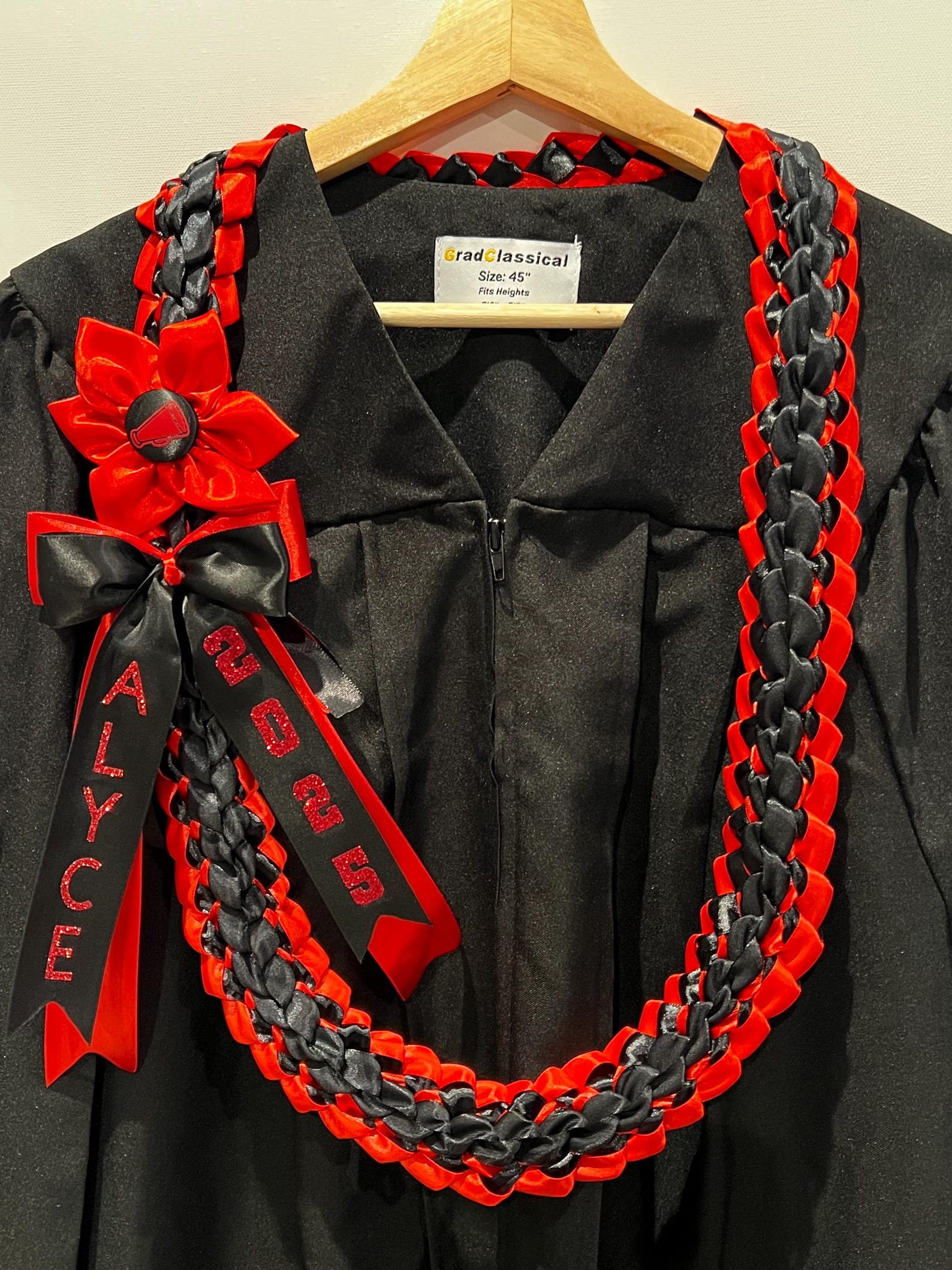 Customized High School or College Graduation Lei Stole - Match Your ...