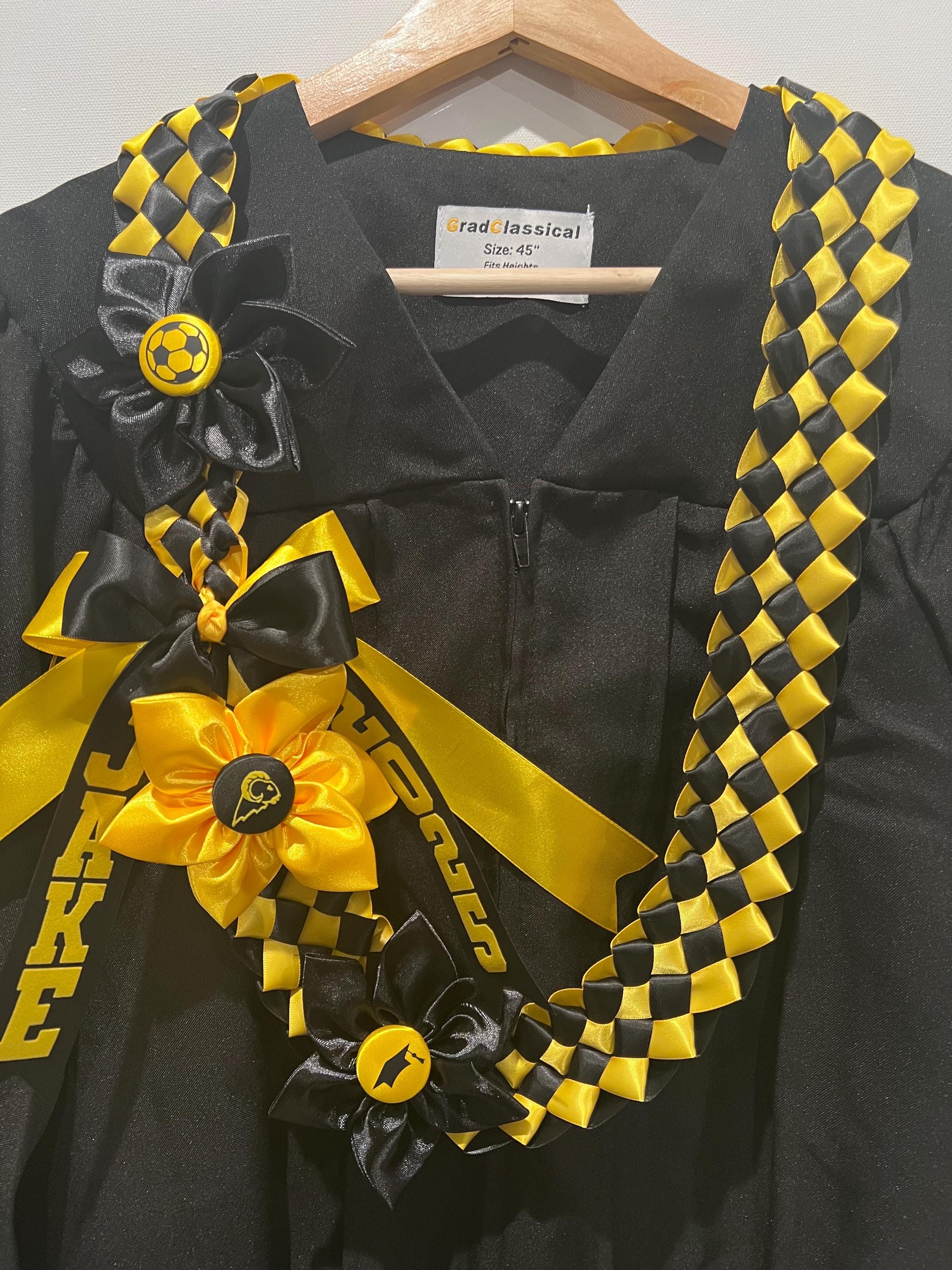 Customized High School or College Graduation Lei Stole - Match Your ...