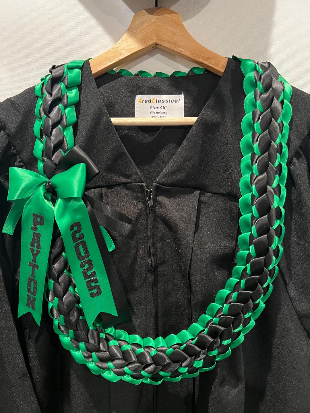 Customized High School or College Graduation Lei Stole - Match Your ...