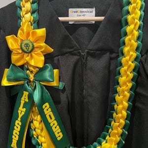 Customized High School or College Graduation Lei Stole - Match Your ...