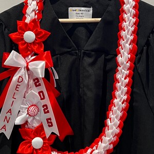 Customized High School or College Graduation Lei Stole - Match Your ...