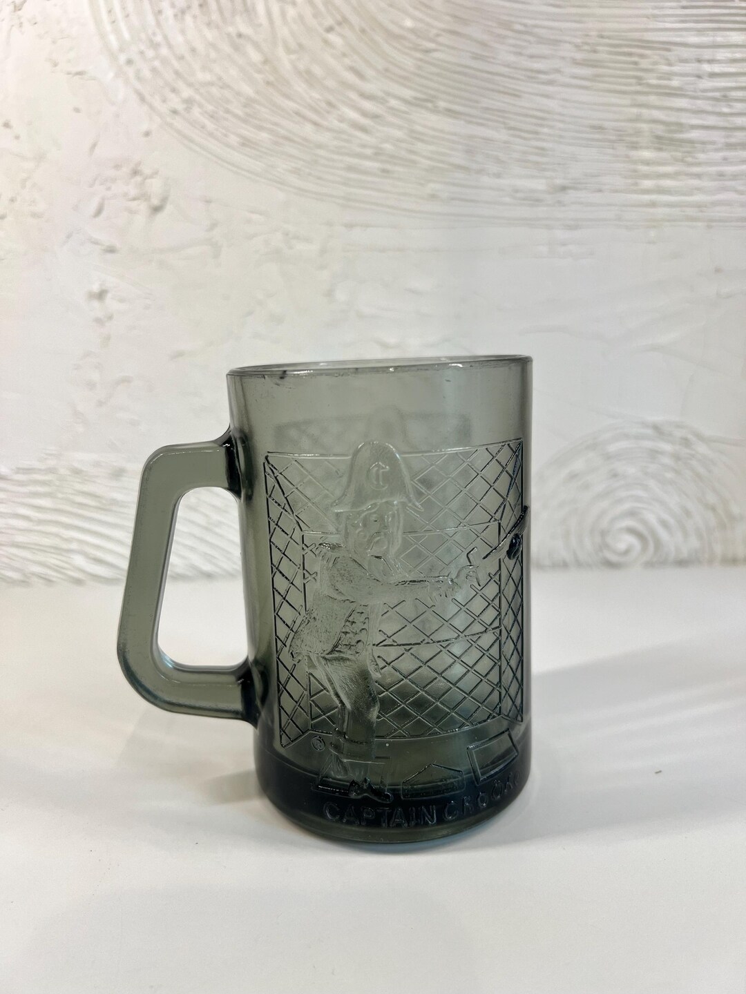 Vintage 1980s Mcdonald’s Captain Crook Glass Mug - Collectible Smokey ...