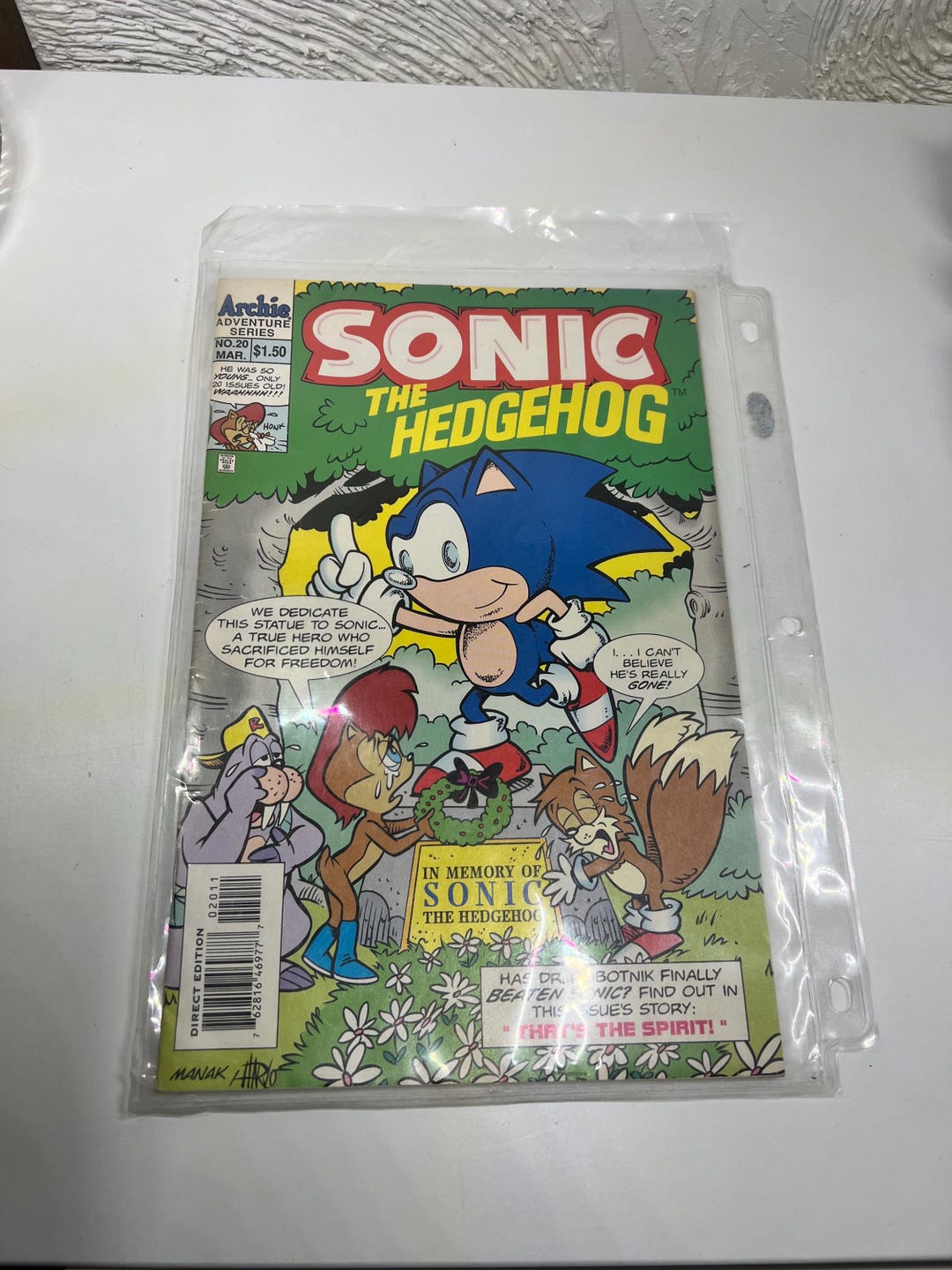 Sonic the Hedgehog Comic No. 20 (march 1995) - Archie Adventure Series ...