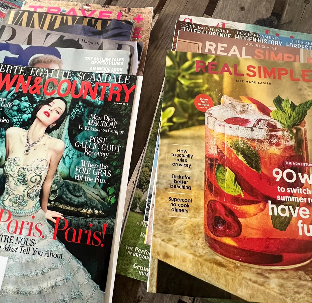 5 Assorted Magazines for Collage Art, Scrapbooking, Junk Journals ...