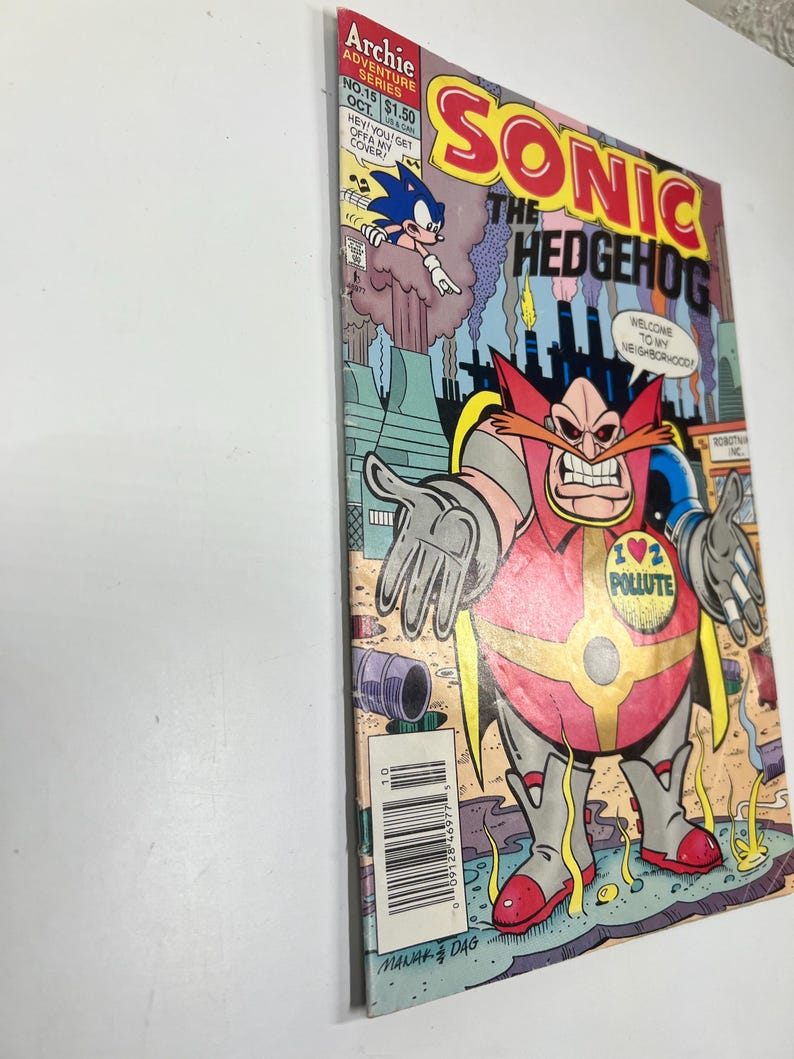 Sonic the Hedgehog Comic No. 15, Oct 1994 – Vintage Archie Comics | Dr ...