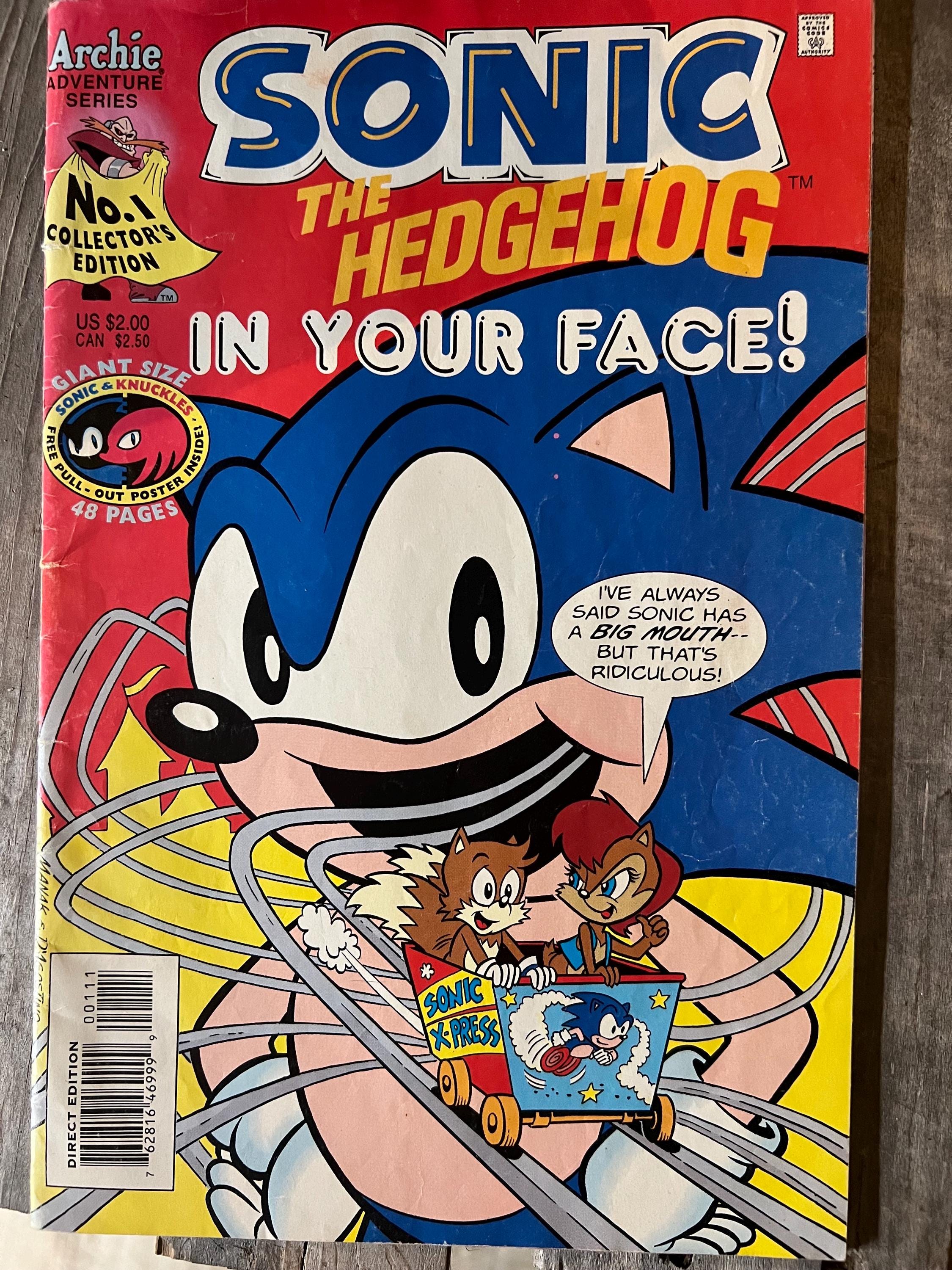 Sonic the Hedgehog Comic Bundle Issue 1, 22, and 24 Archie Adventure ...