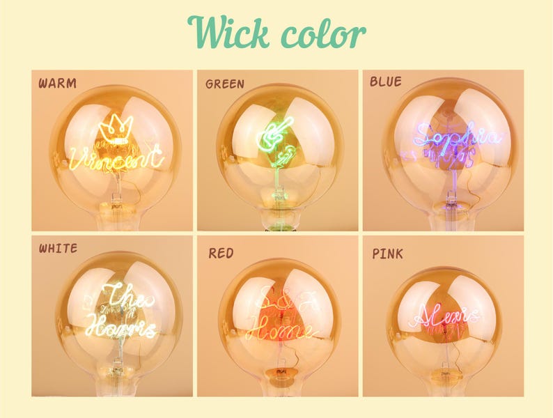 Personalized Retro LED Art Lamp, Customizable Text Design, Decorative ...