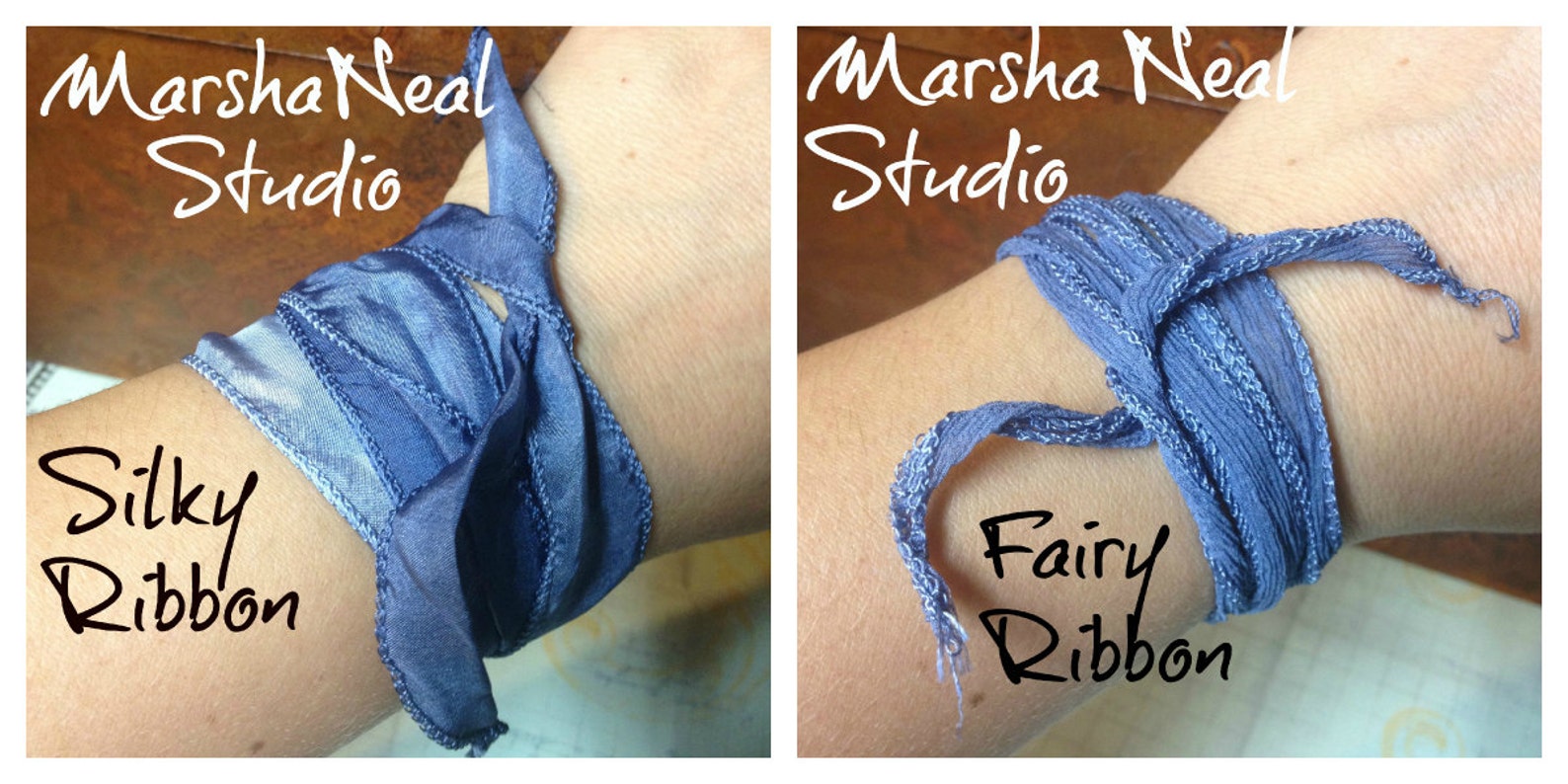 Silk Ribbon Hand Painted Silk Silky Ribbon Fairy Ribbon - Etsy