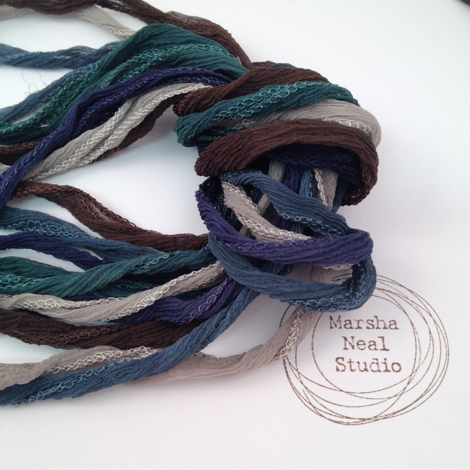 Silk Ribbon Hand Painted Silk Silky Ribbon Fairy Ribbon - Etsy