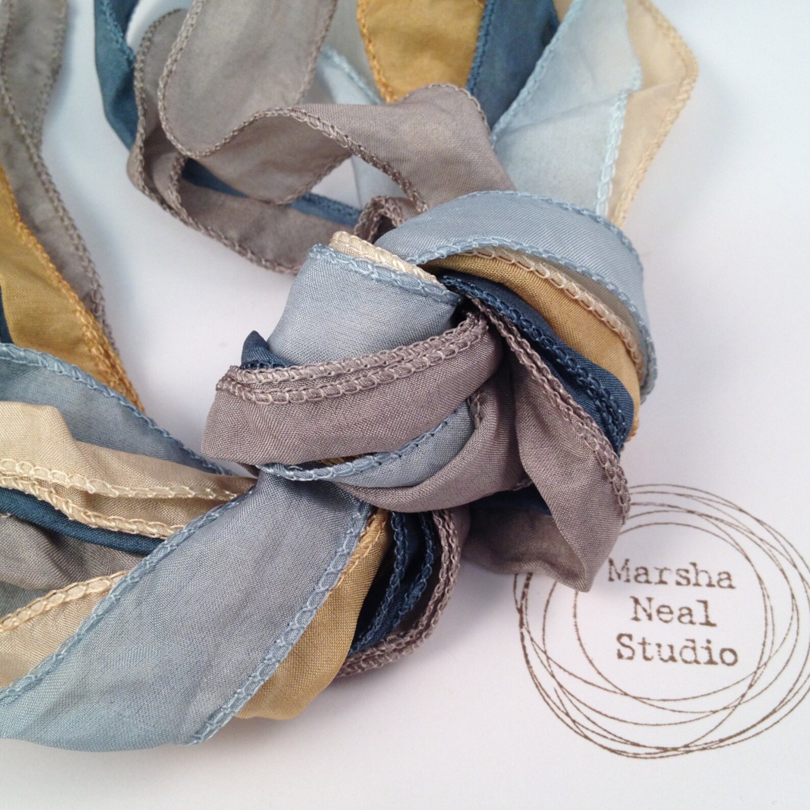 Silk Ribbon Hand Painted Silk Silky Ribbon Fairy Ribbon - Etsy