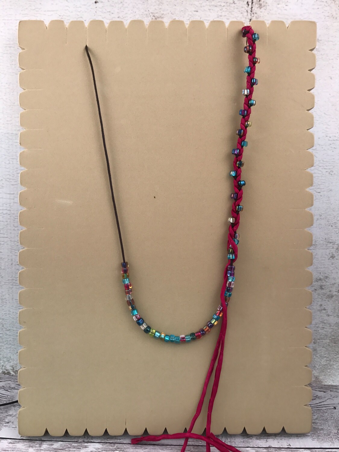 Foam Mini Macrame Board: Friendship Bracelet Knotting and Braiding ...