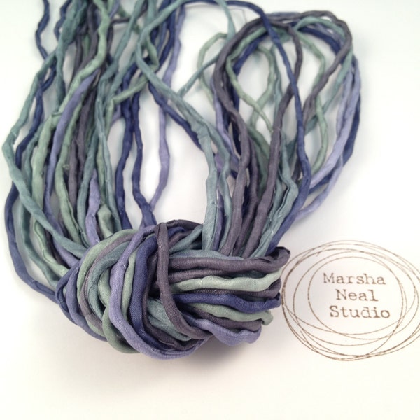 Silk Ribbon Necklace - Etsy