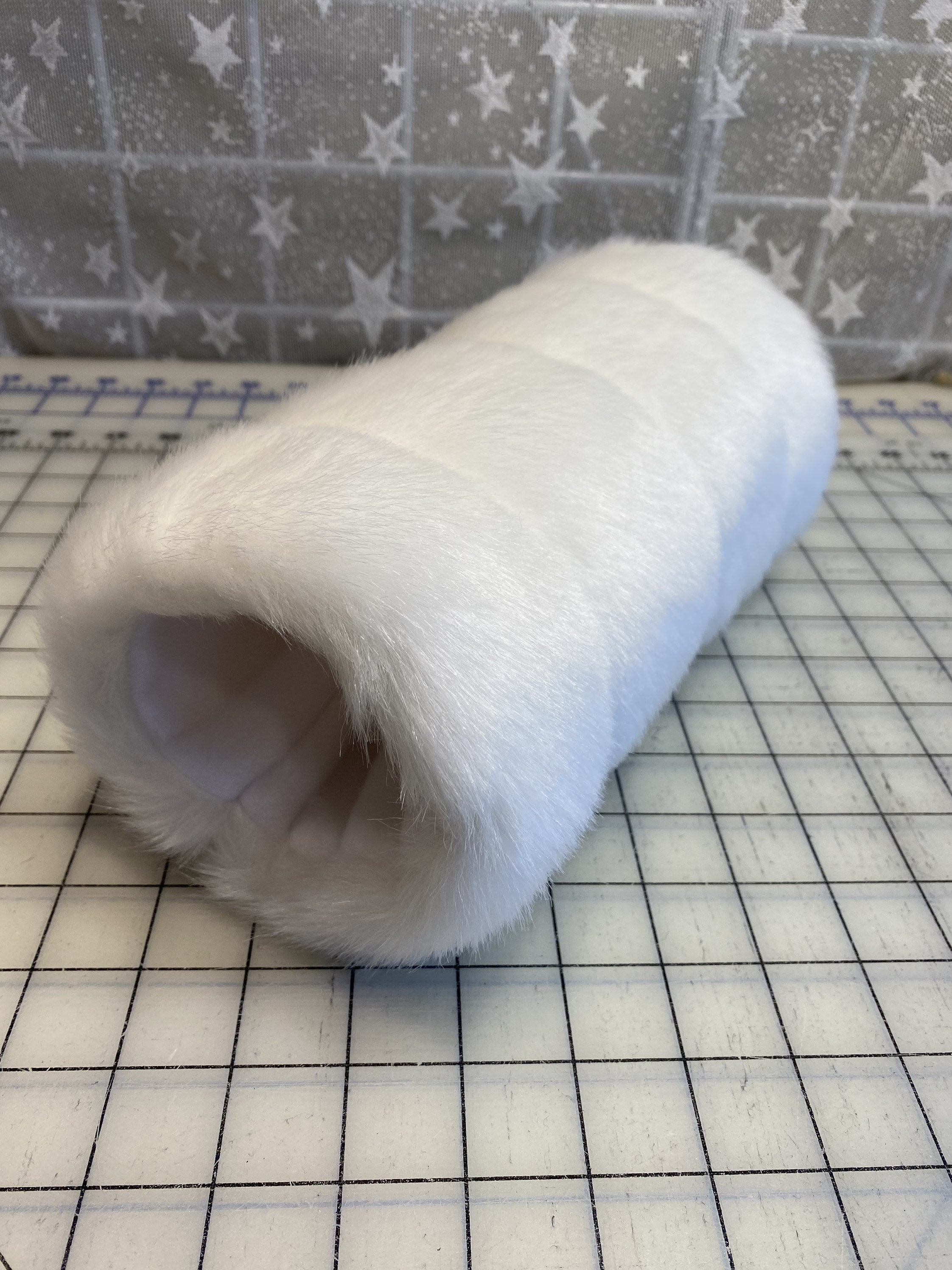 Child Size White Mink Faux Fur Hand MUFF, Girl’s Hand Muff, Faux Fur ...