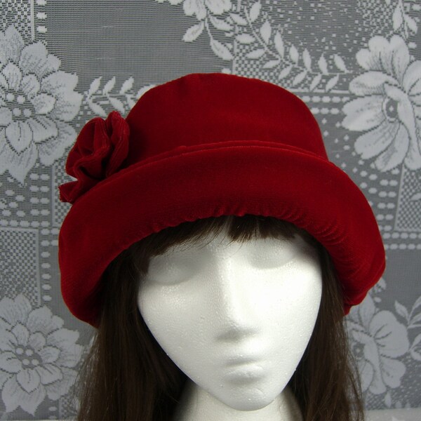 Womens Velvet Hat - Etsy