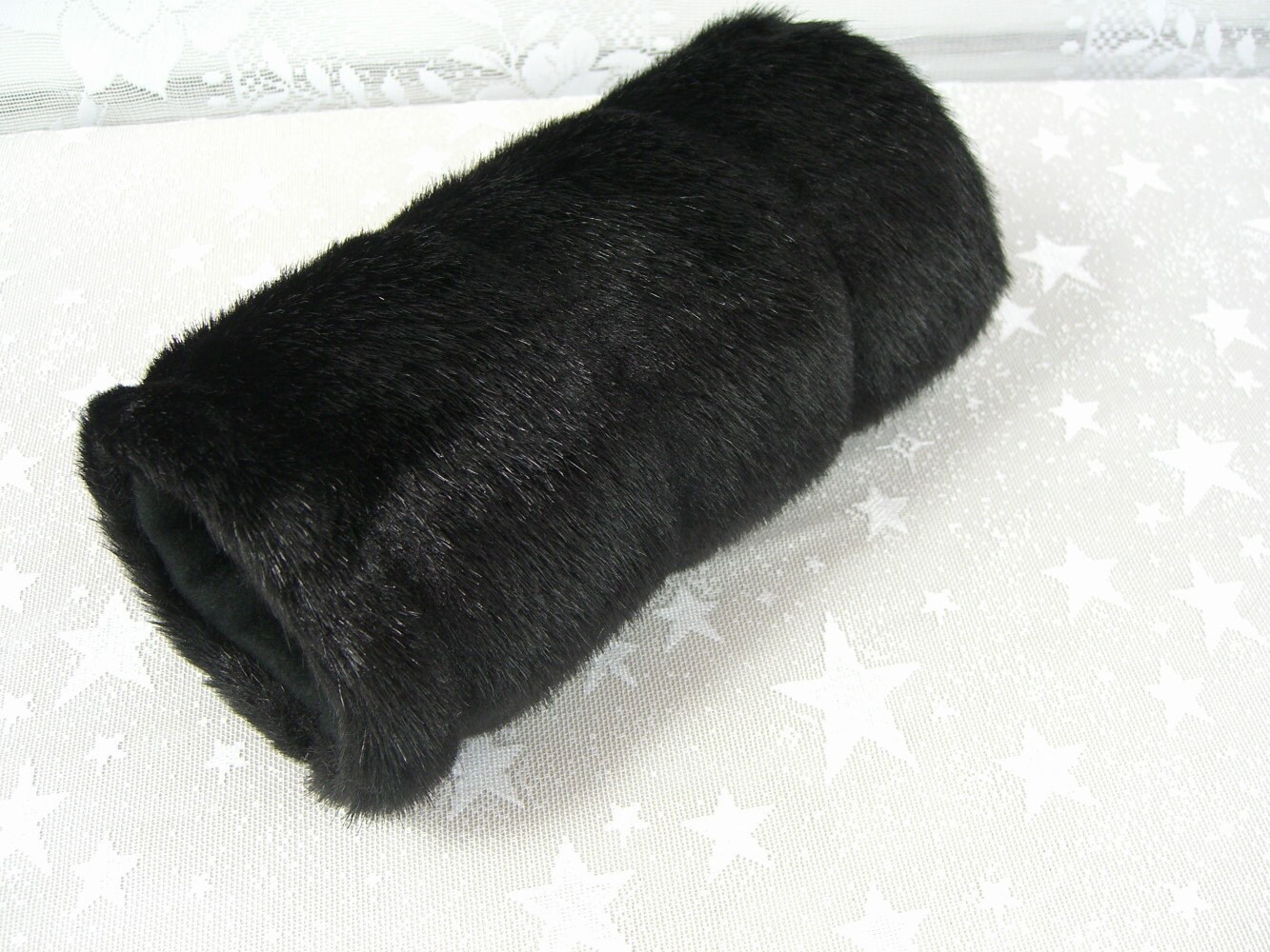 Child's Black Mink Faux Fur Hand MUFF Girl's Hand - Etsy