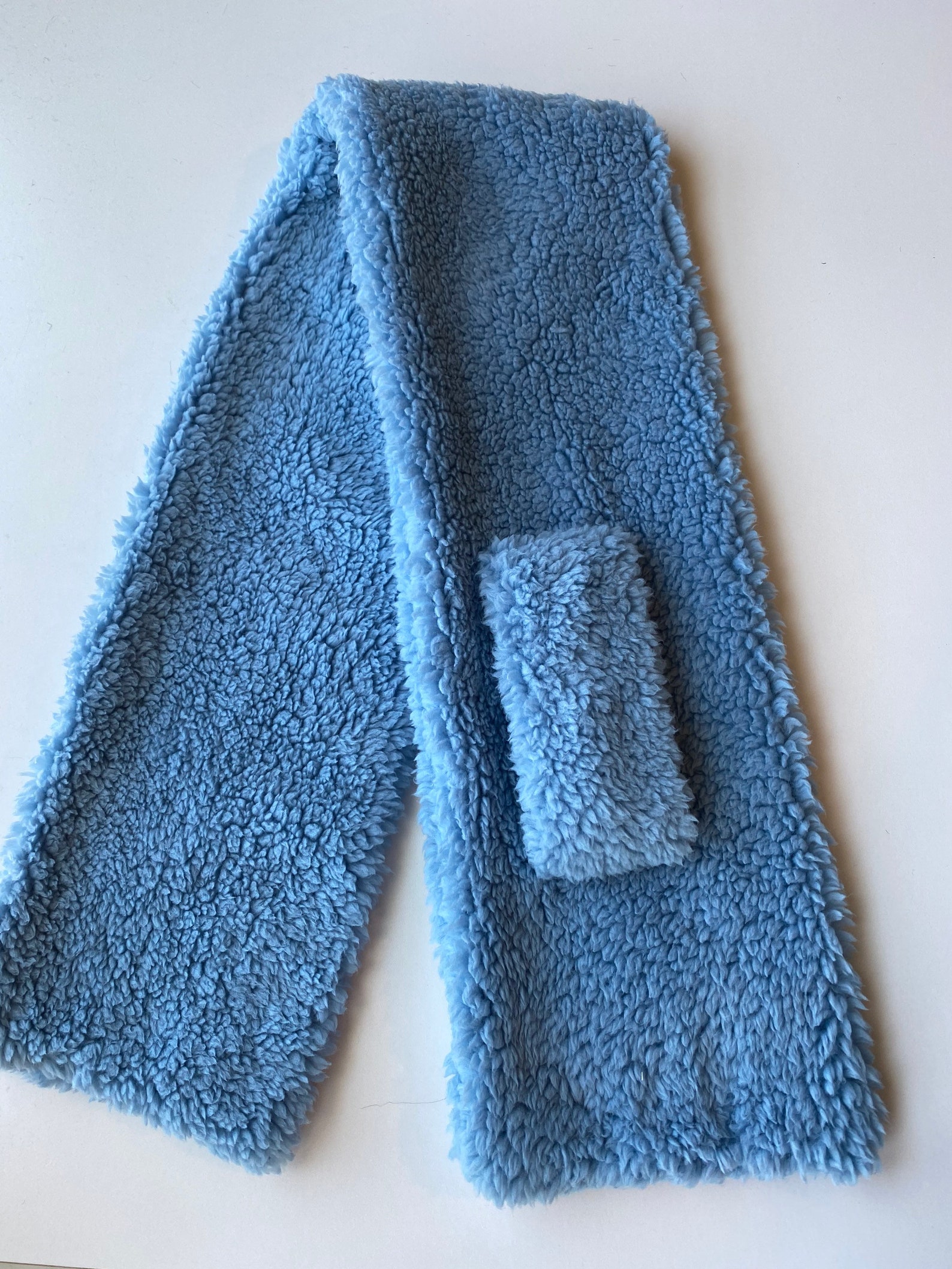 Cuddle Minky NECKWARMER Scarf With Loop, Creamy White Minky Neckpiece ...