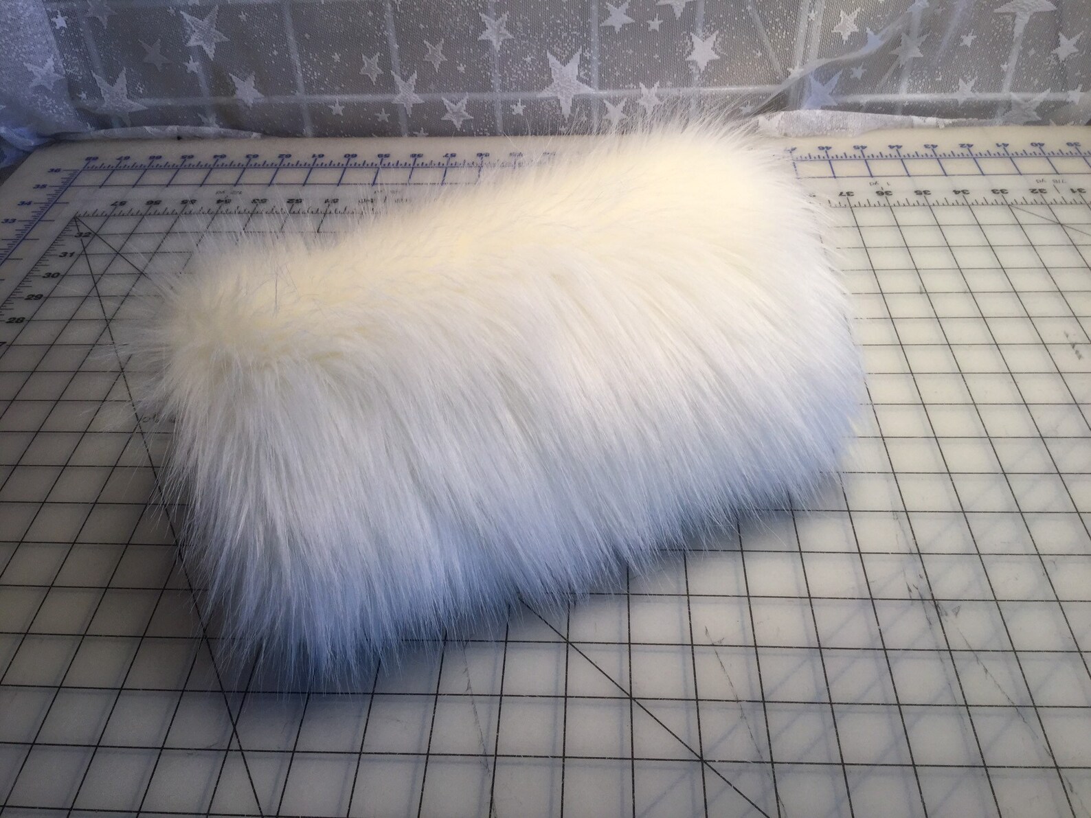 Child's Mink Faux Fur Hand MUFF, Girl's White Hand Muff, Faux Fur Muff ...