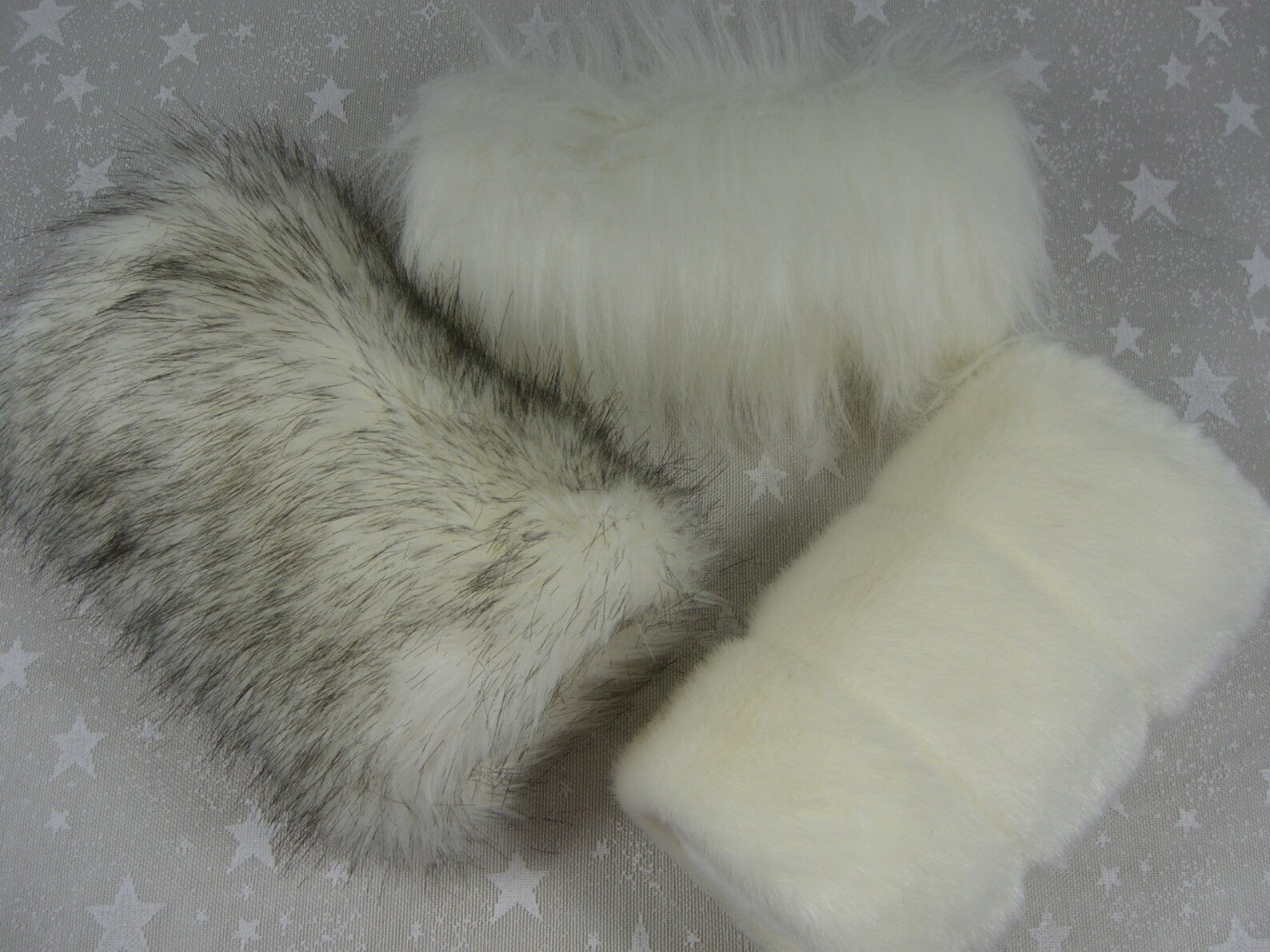Child's Mink Faux Fur Hand MUFF, Girl's White Hand Muff, Faux Fur Muff ...