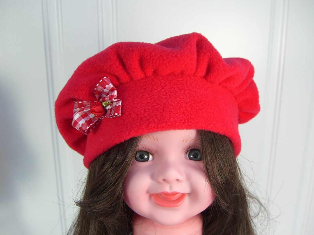 Baby BERET With Ribbon Bow, Size 6-24 Months, Baby Girl Beret, Baby ...