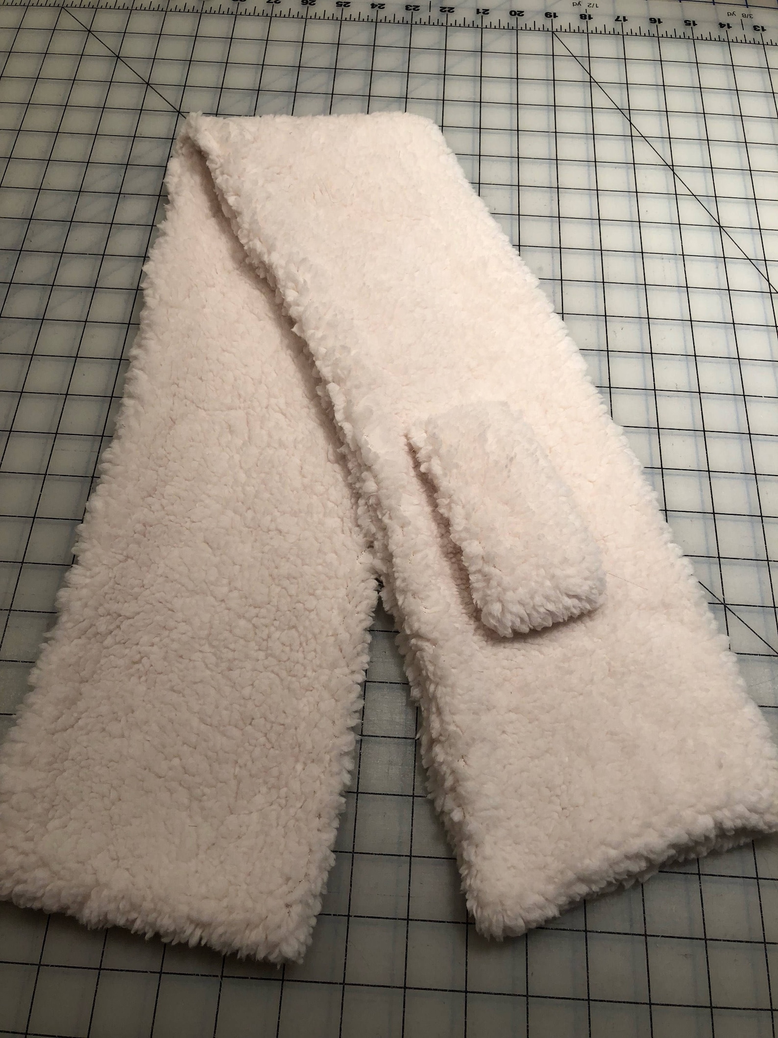 Cuddle Minky NECKWARMER Scarf With Loop, Creamy White Minky Neckpiece ...