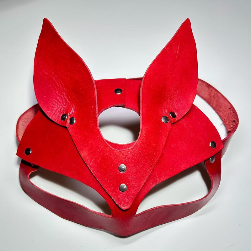 Red Fox Mask - Etsy