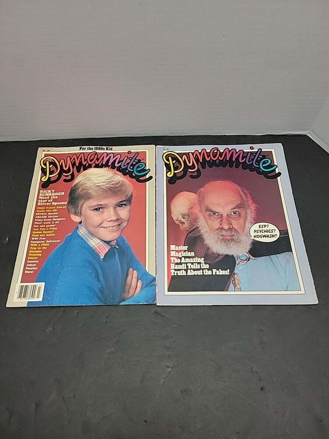 Lot 2 Vintage 1980’s Dynamite Magazines # 90 and 107 Randi, Schroder ...
