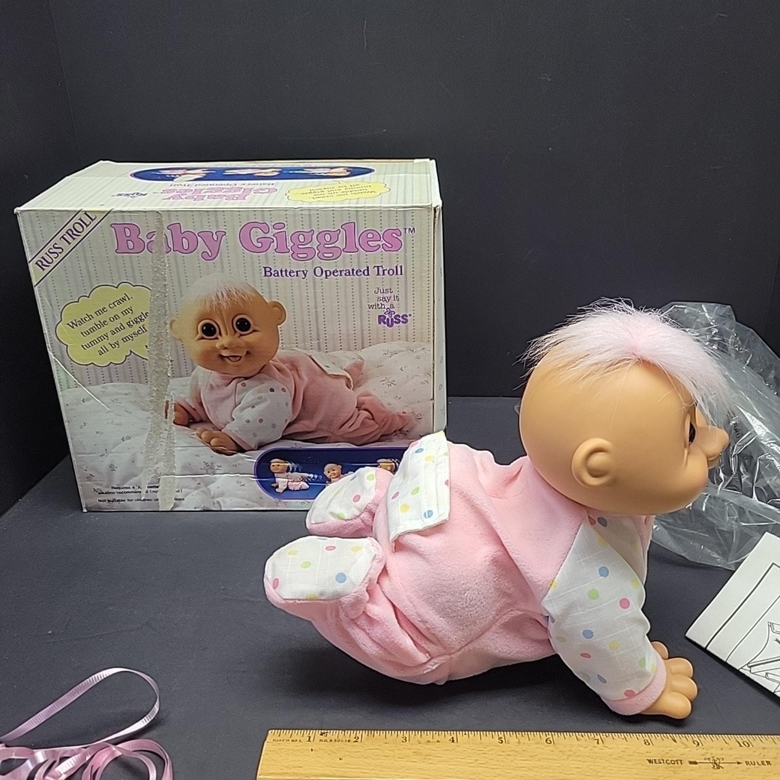 RARE 1990s Battery-operated Crawling Baby Troll – Display or Repair ...