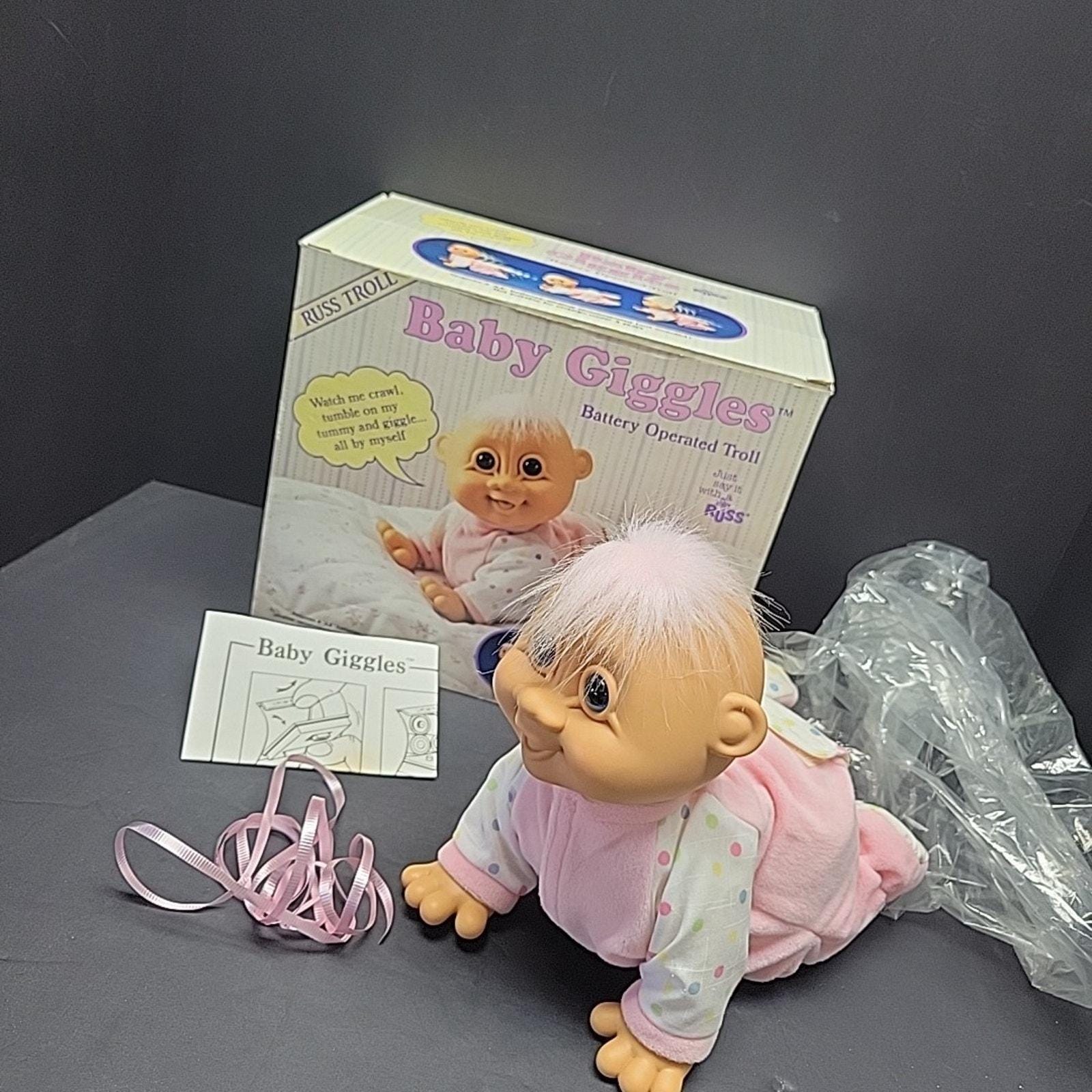 RARE 1990s Battery-operated Crawling Baby Troll – Display or Repair ...