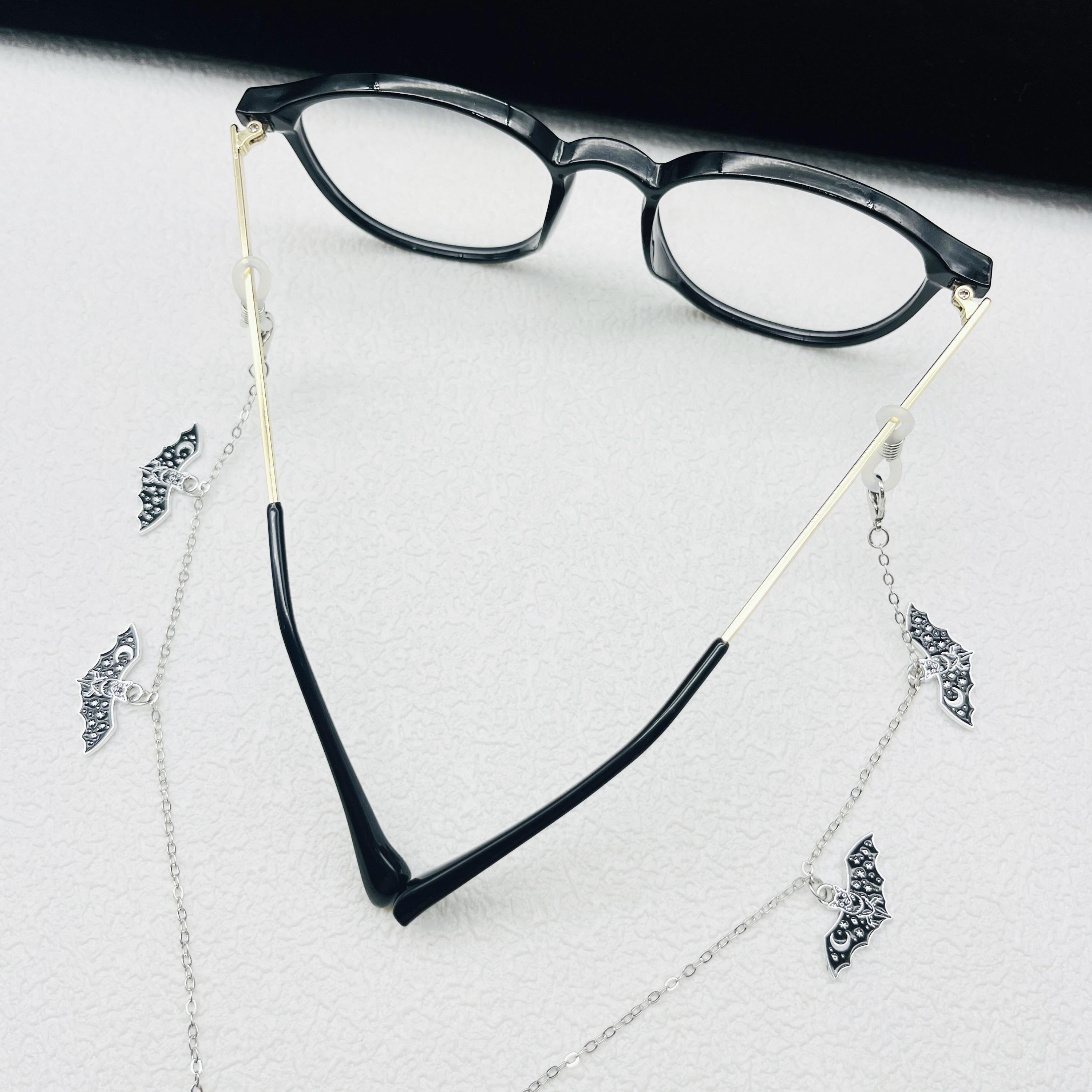 Bat Pendant Eyeglass Chain, Gothic Glasses Accessory - Etsy