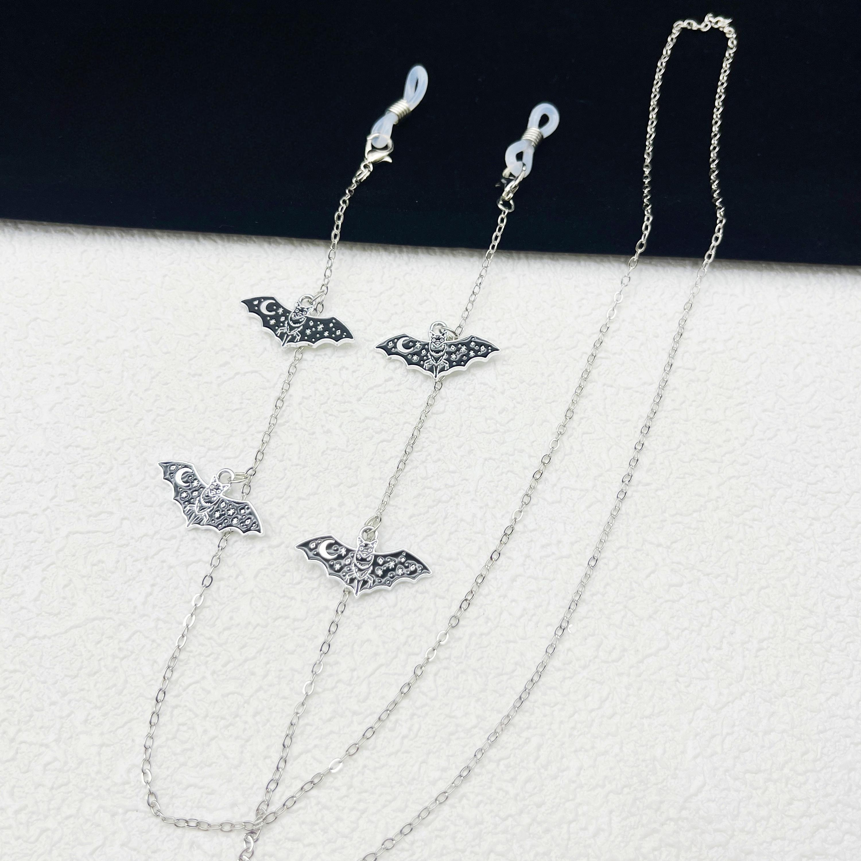 Bat Pendant Eyeglass Chain, Gothic Glasses Accessory - Etsy