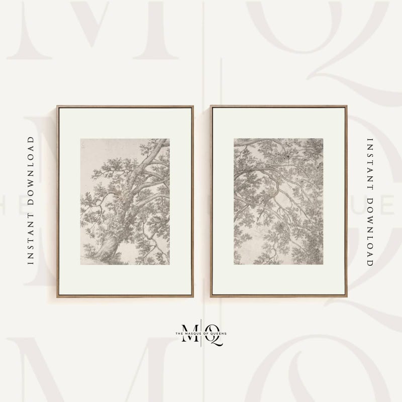 Nature Prints Set of 2 - Etsy