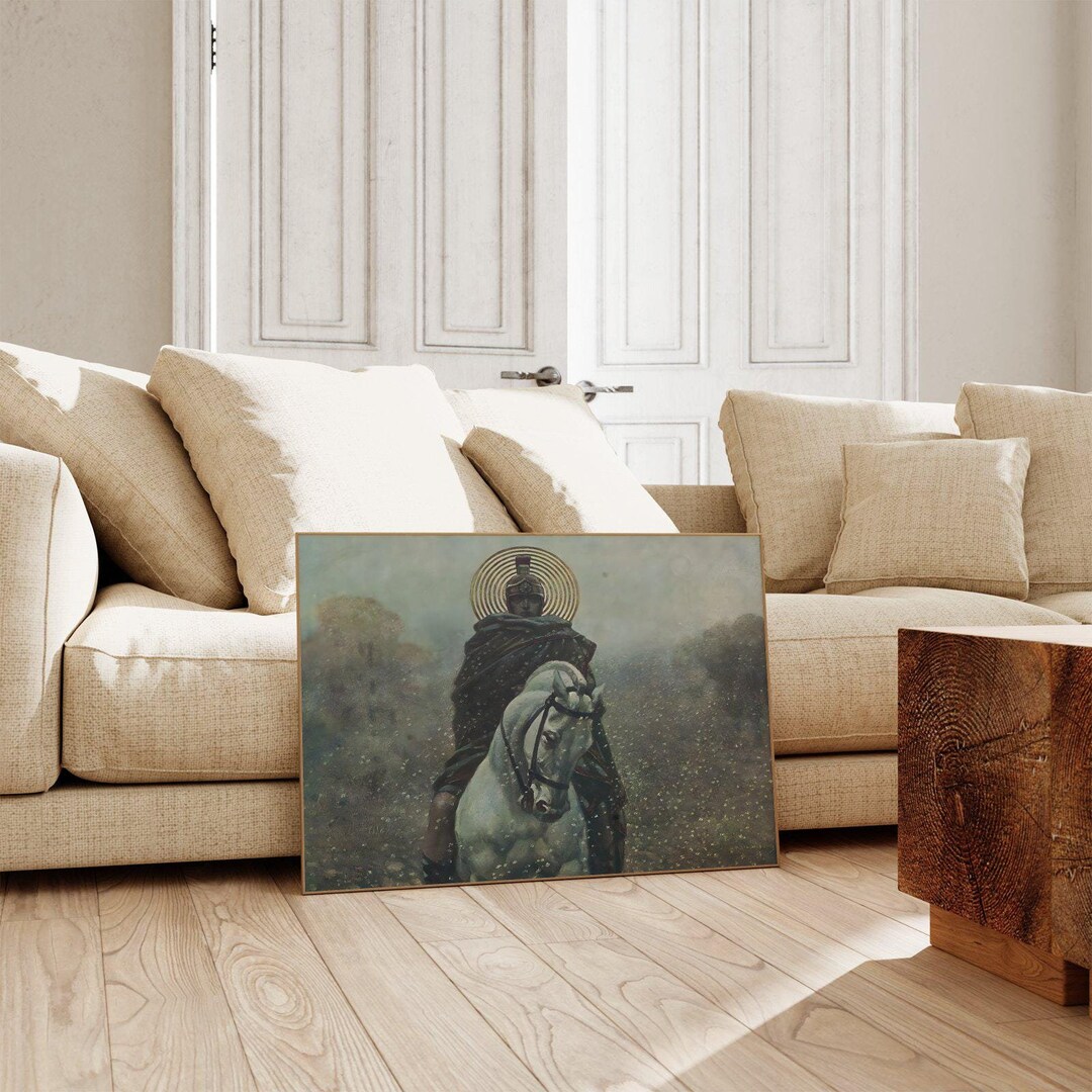 Piotr Stachiewicz St Martin of Tours | Religious Painting, Art Print ...