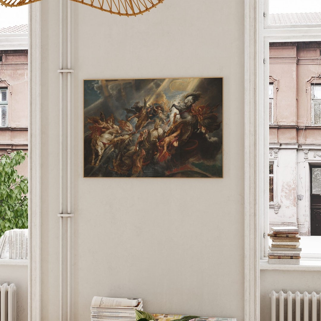 Peter Paul Rubens the Fall of Phaeton | Greek Mythology Painting ...