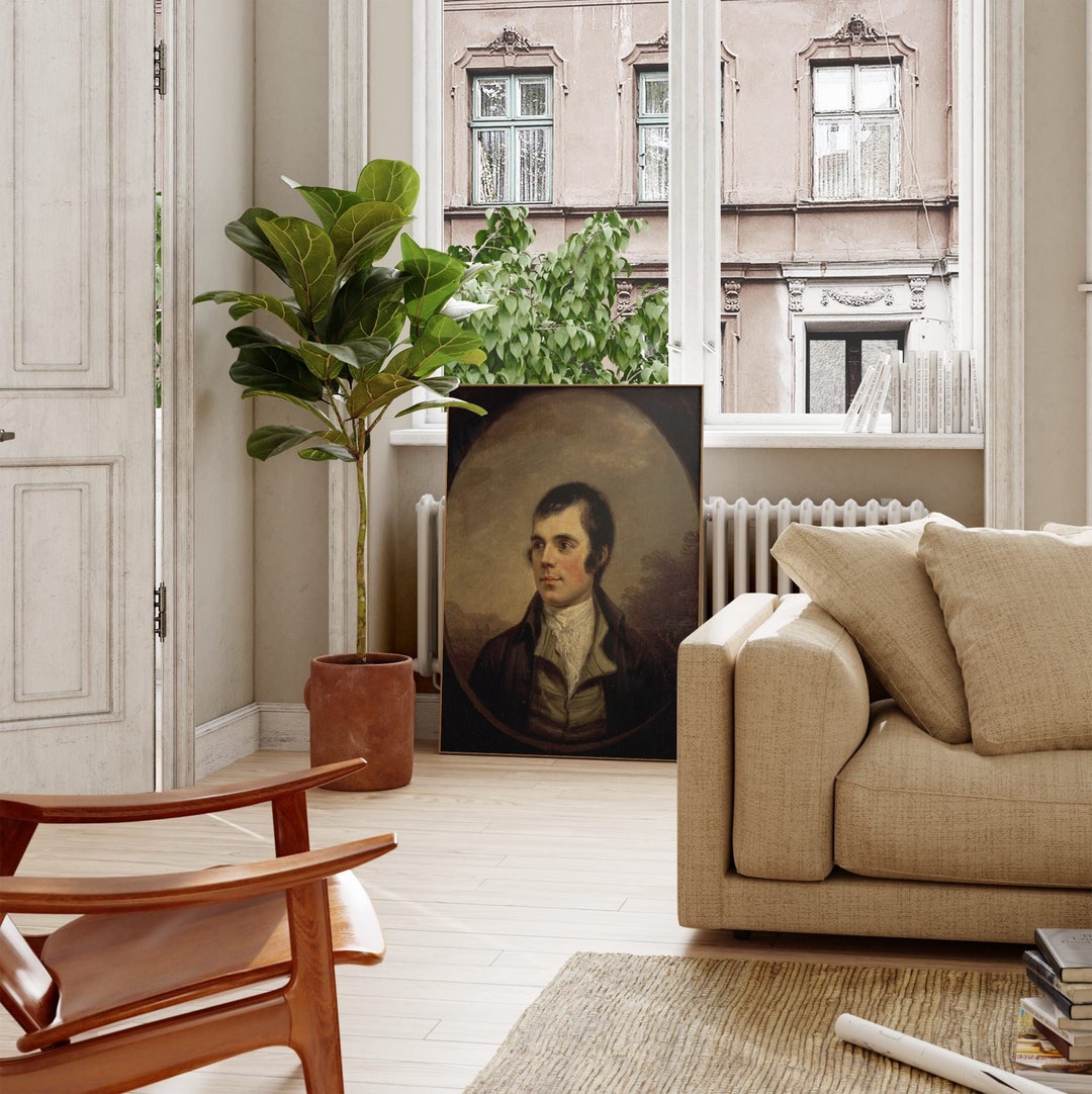 Alexander Nasmyth Robert Burns | Vintage Male Portrait Print, Burns ...