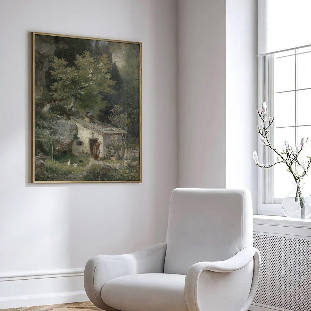 Ludwig Sckell Franciscan Hermit | Vintage Catholic Painting, Religious ...