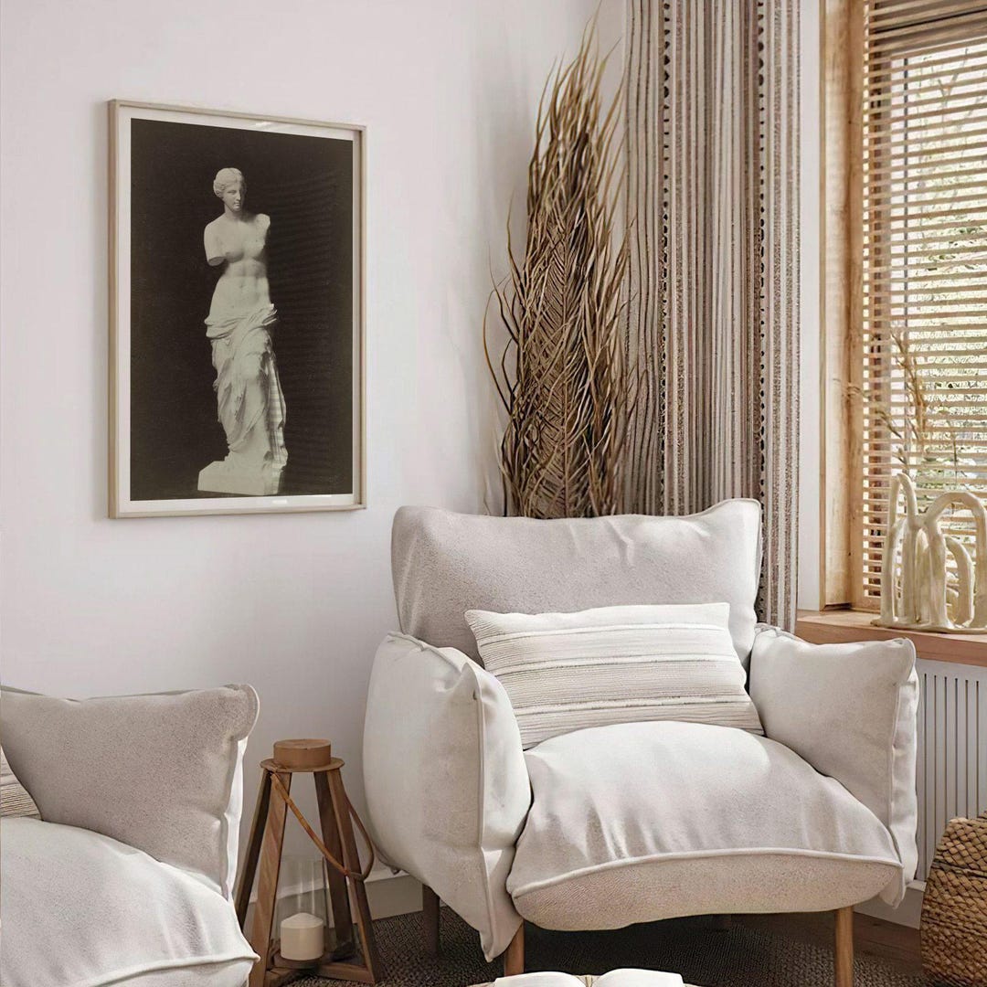Venus De Milo (aphrodite of Melos) | Ancient Greek Marble Statue Print ...