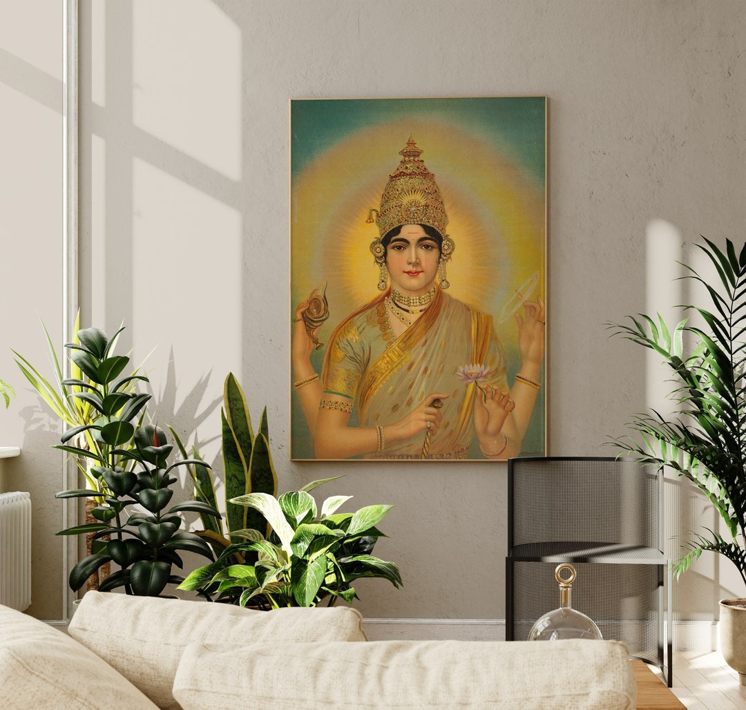 Raja Ravi Varma Indira Devi | Indian Princess Portrait Painting ...