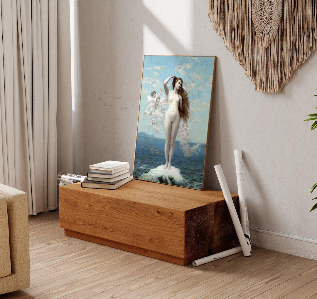 Jean-léon Gérôme the Birth of Venus (venus Rising the Star) | Vintage ...