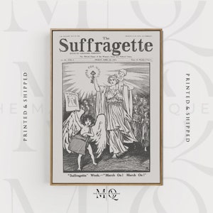 The Suffragette Newspaper 1913 | Antique Feminism Print, Vintage Votes ...