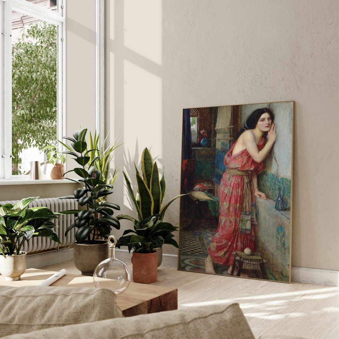 John William Waterhouse Thisbe | Vintage Art Print, Fine Art, Wall Art Poster, Romanticism ...