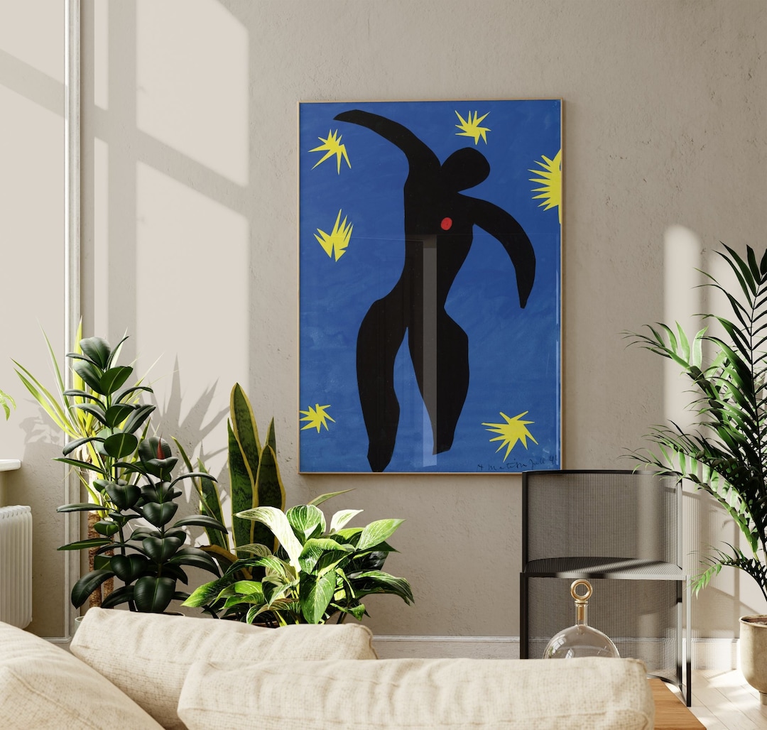 Henri Matisse Icarus | Antique Jazz Cut Outs Gouache Poster, Vintage ...
