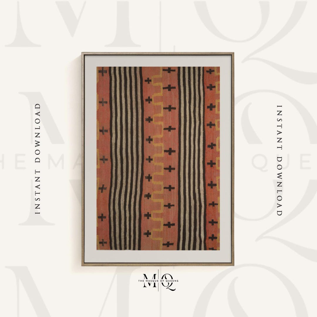 Native North American Hispanic Blanket No1 | Navajo Textile Weaving Art ...