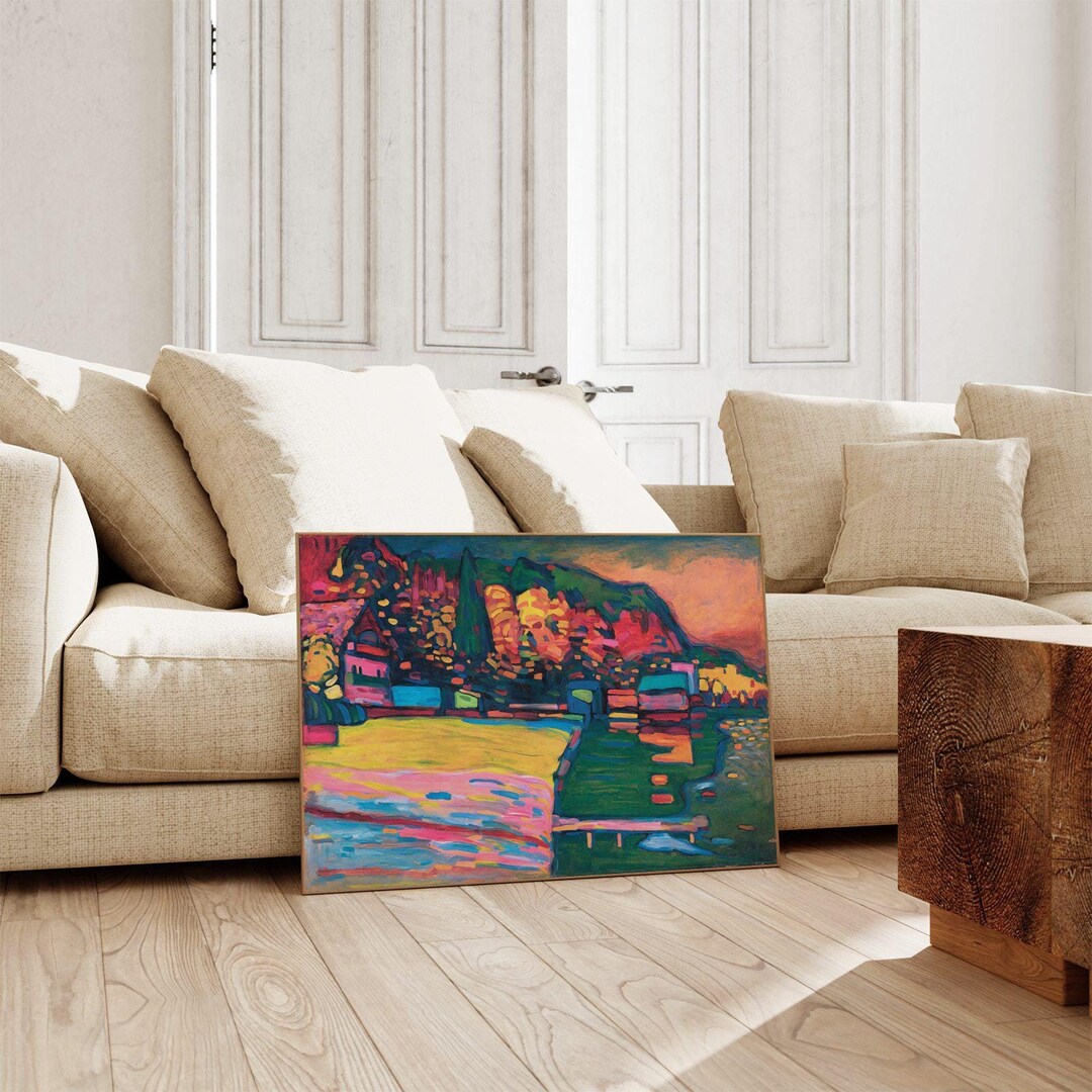 Wassily Kandinsky Lake Starnberg Print | Vintage Abstract Landscape ...