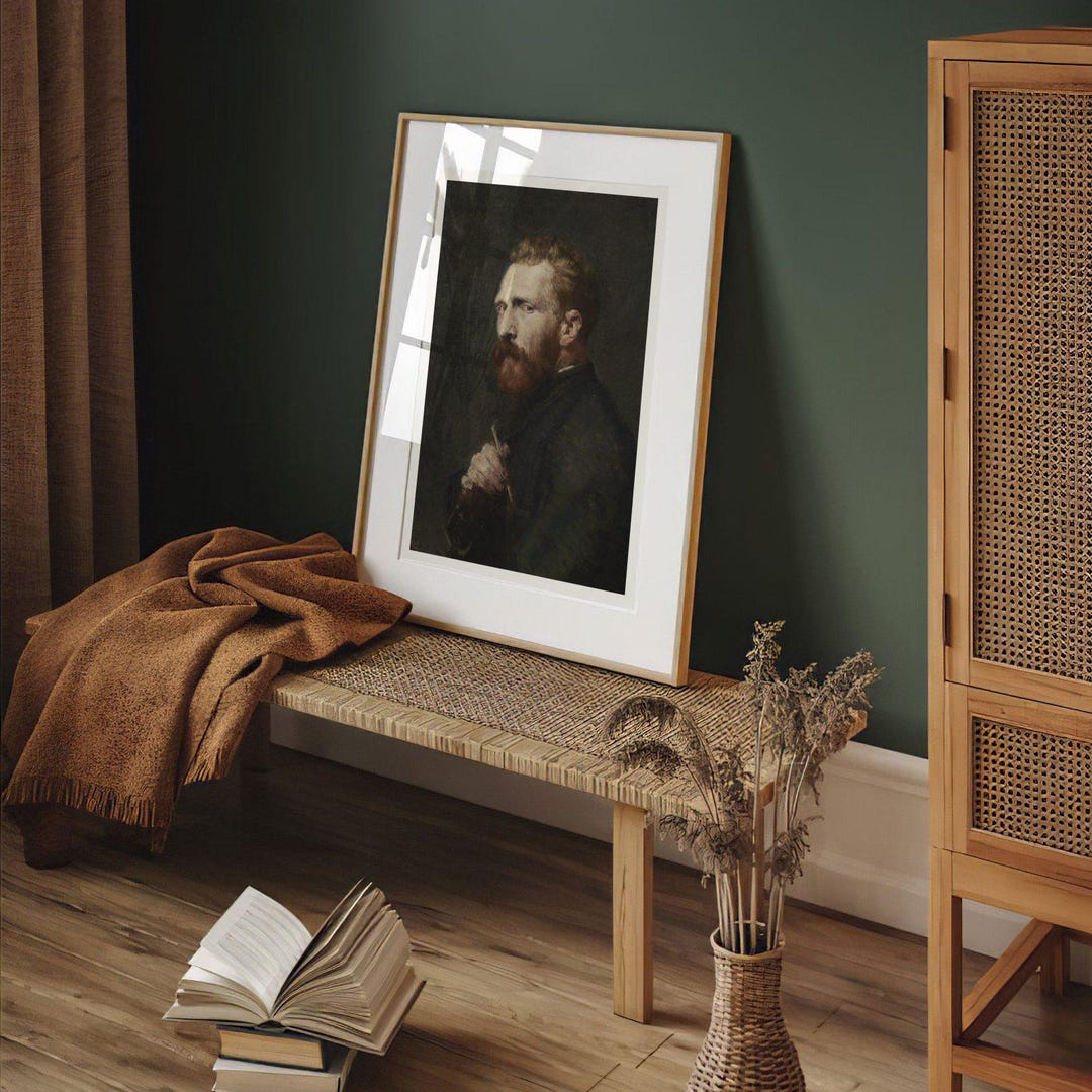 John Russell's Portrait of Vincent Van Gogh Print | Antique Altered ...