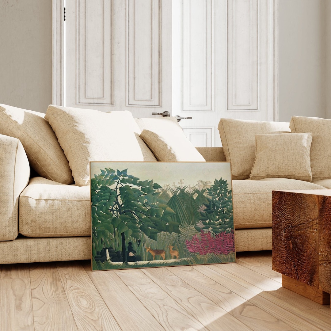 Henri Rousseau the Waterfall | French Post Impressionist Painting ...