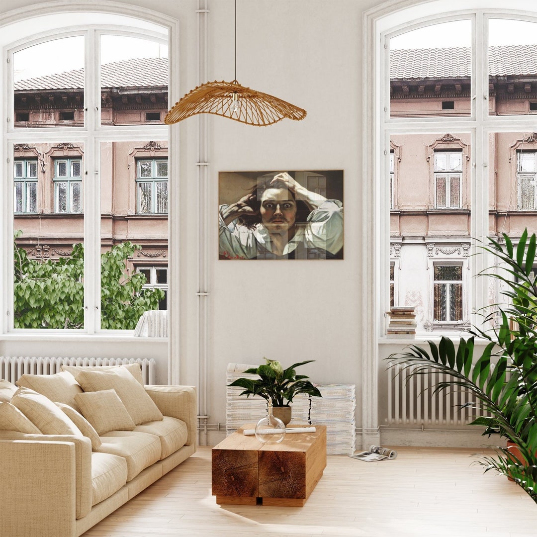 Gustave Courbet the Desperate Man Vintage Print, French Realism ...