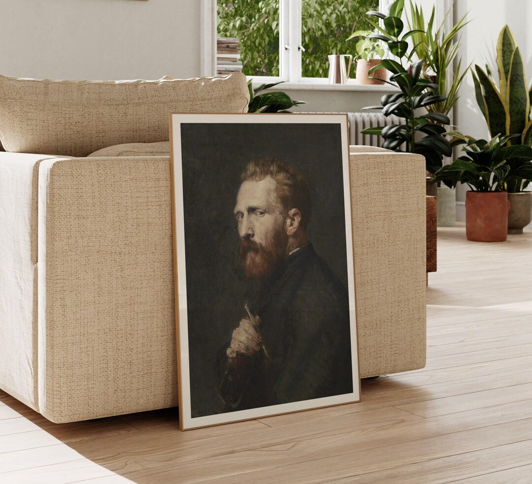 John Russell's Portrait of Vincent Van Gogh Print | Antique Altered ...